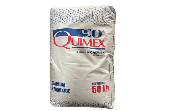 Calcium Hydroxide (Hi Calcium Hydrated Lime) Quimex 90 Solid (50 Lb Ba ...